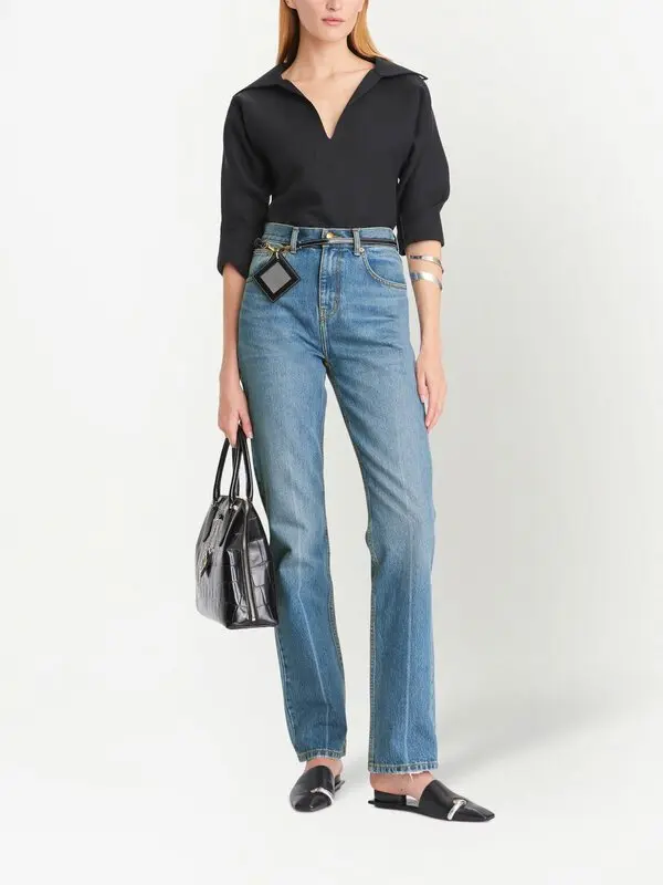 Tory Burch Mid-rise Straight-leg Jeans