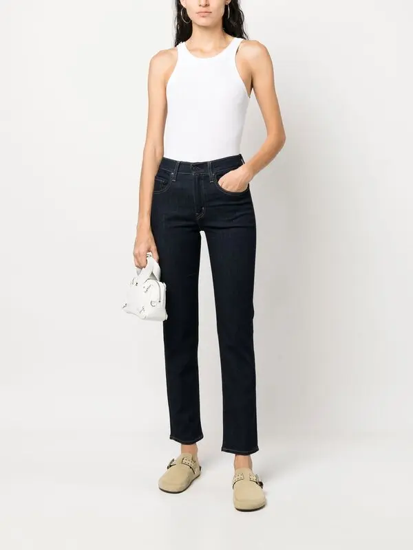 LEVI'S Mid-rise Straight-leg Jeans