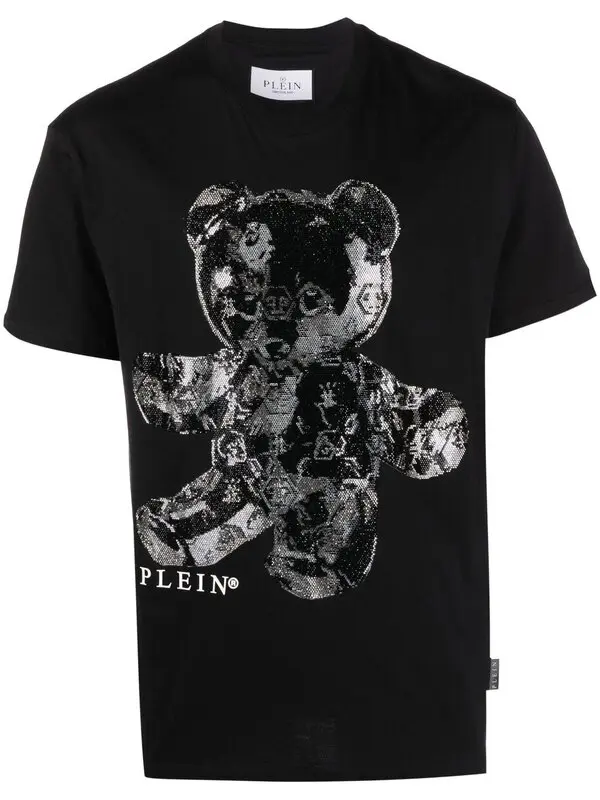 Philipp Plein Teddy Print T-shirt - Black