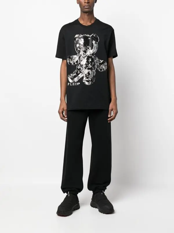 Philipp Plein Teddy Print T-shirt - Black