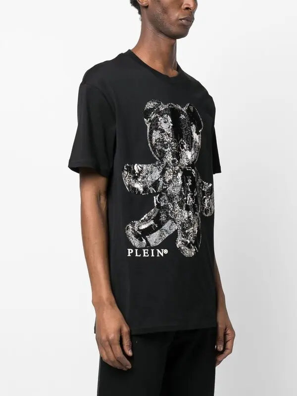 Philipp Plein Teddy Print T-shirt - Black