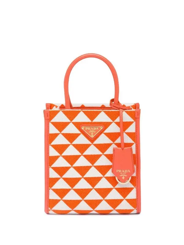 Prada Symbole Jacquard Mini Bag