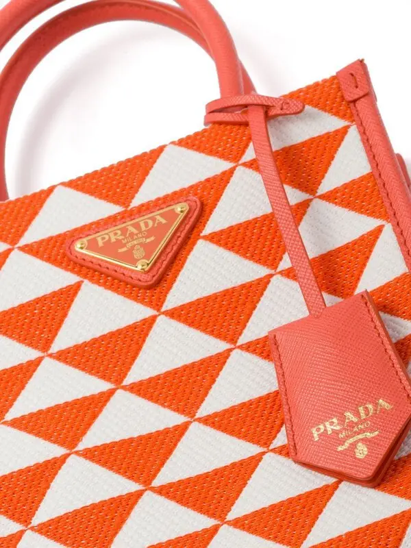 Prada Symbole Jacquard Mini Bag