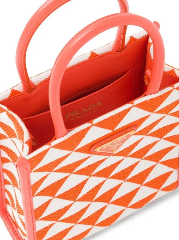 Prada Symbole Jacquard Mini Bag