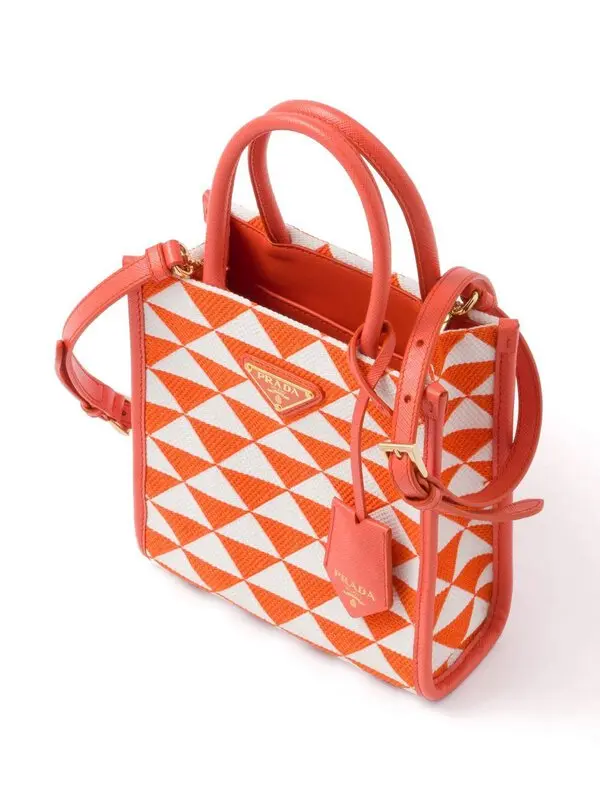 Prada Symbole Jacquard Mini Bag