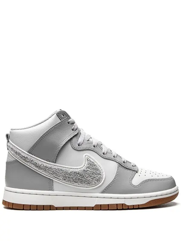 Nike Dunk High Chenille Sneakers - Grey