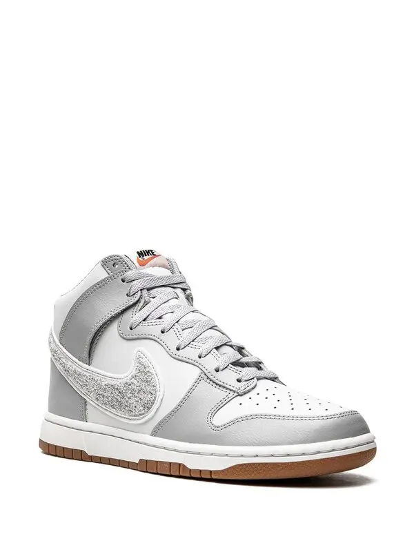 Nike Dunk High Chenille Sneakers - Grey