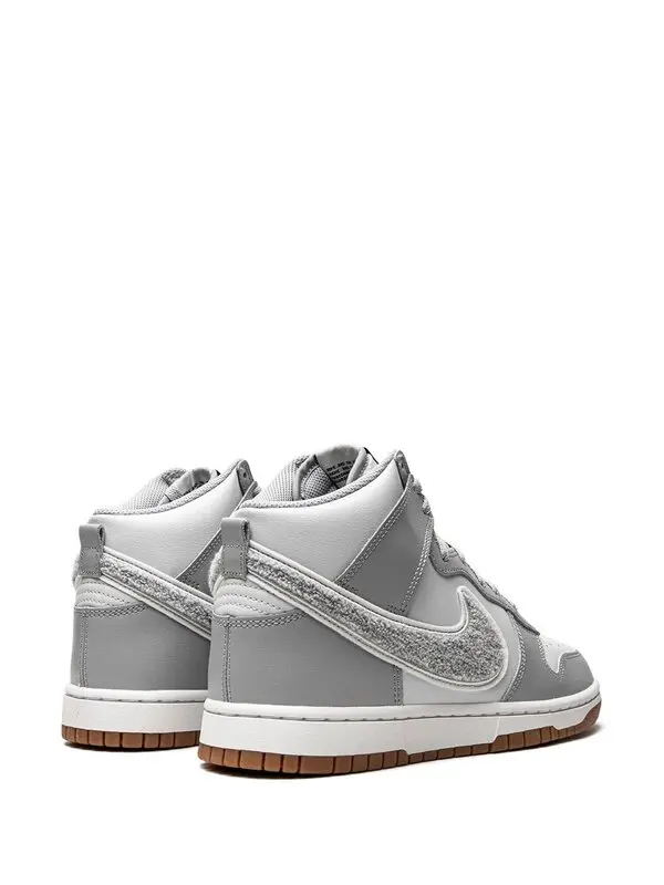 Nike Dunk High Chenille Sneakers - Grey