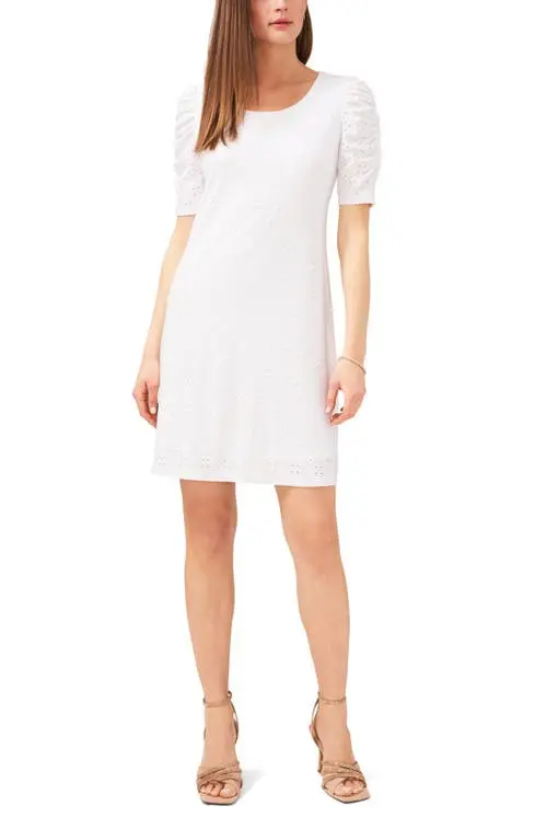 Chaus Eyelet Shift Dress