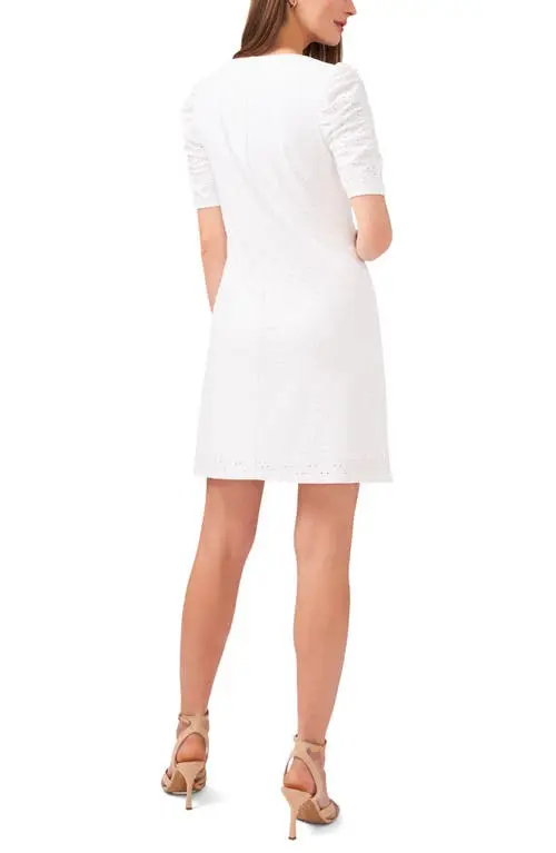 Chaus Eyelet Shift Dress