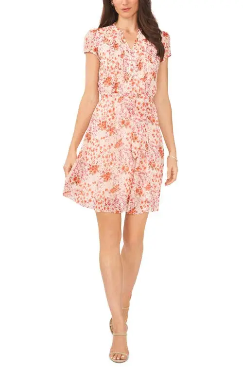 Chaus Floral Pleat Dress
