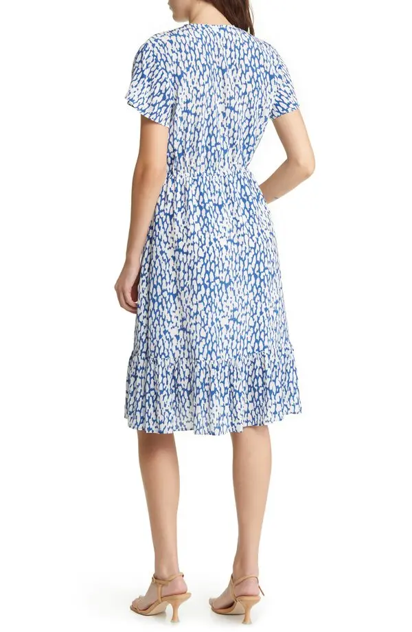 Rails Kiki Abstract Leopard Print Dress