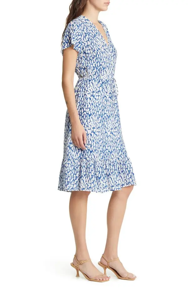 Rails Kiki Abstract Leopard Print Dress