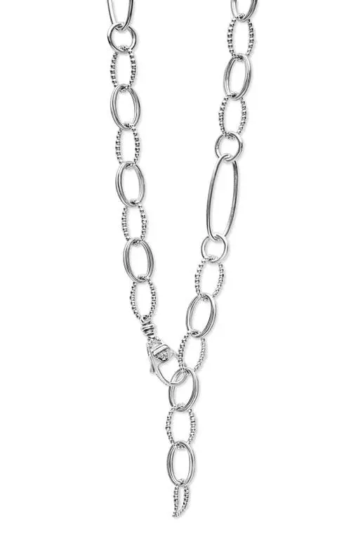 Lagos Signature Caviar Link Necklace