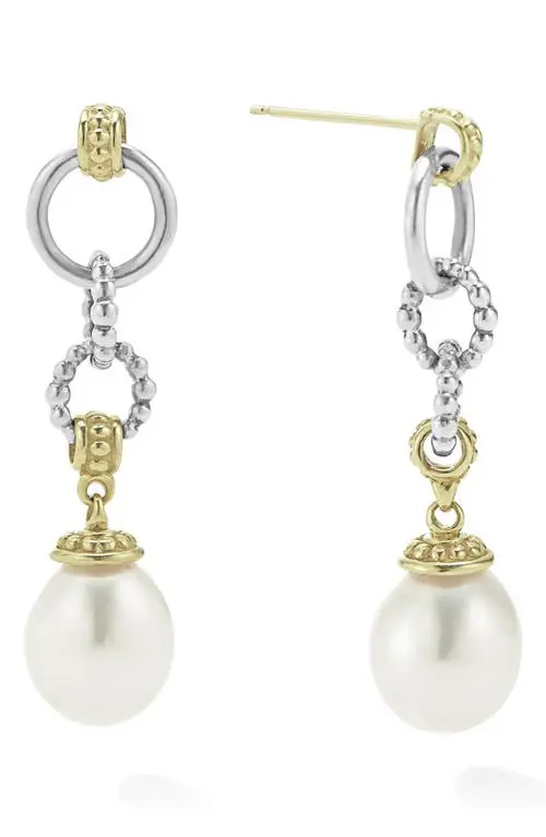 Lagos Luna Freshwater Pearl Drop Earrings