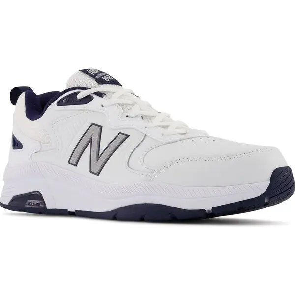 NEW BALANCE Training Shoe - White/ Navy