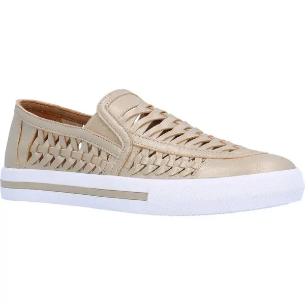 L'AMOUR DES PIEDS Karsha Woven Slip-on Shoes - Platino