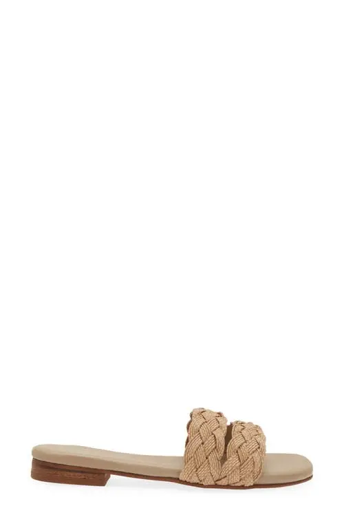 Kaanas Braided Vamp Slide Sandal