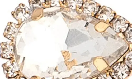 Ettika Crystal Mismatched Drop Earrings