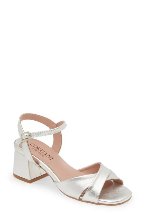 Cordani Ilaria Block Heel Sandal - Argento
