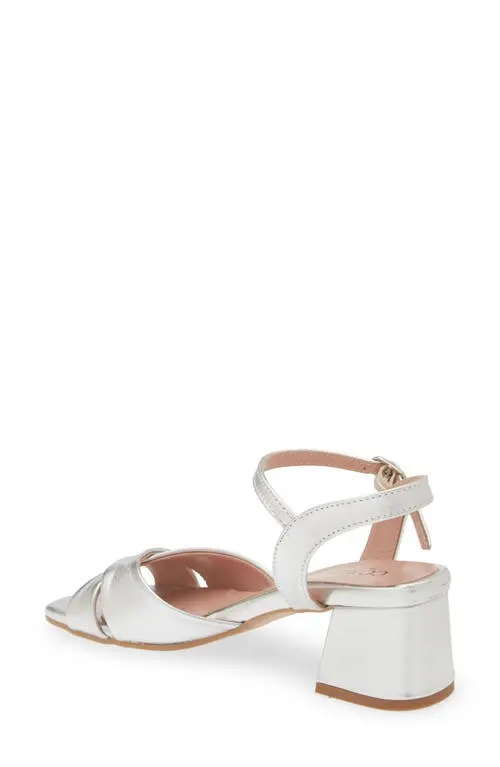 Cordani Ilaria Block Heel Sandal - Argento