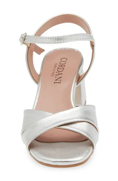 Cordani Ilaria Block Heel Sandal - Argento