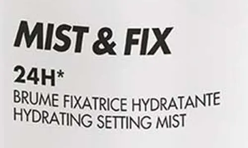 MAKE UP FOR EVER Mist & Fix 24h* Hydrating Setting Mist