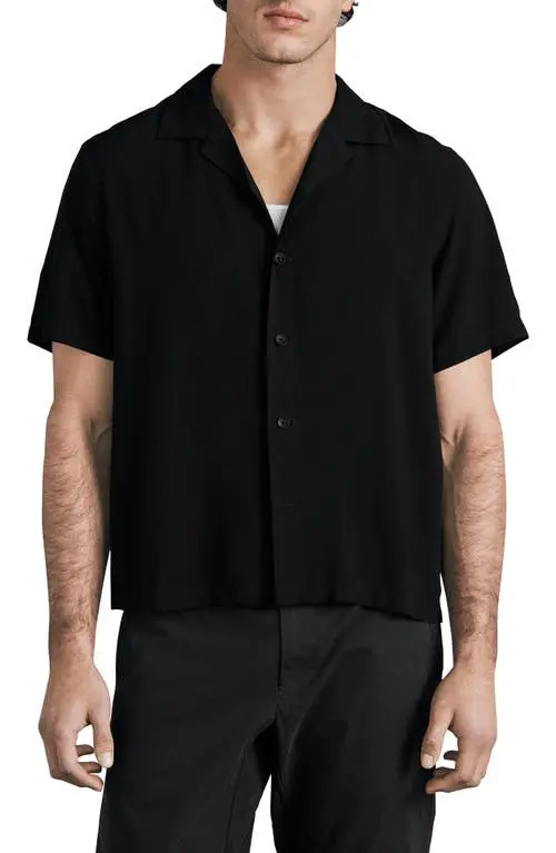 Rag & Bone Avery Button-up Shirt - Blk