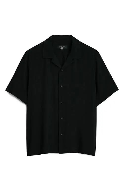 Rag & Bone Avery Button-up Shirt - Blk