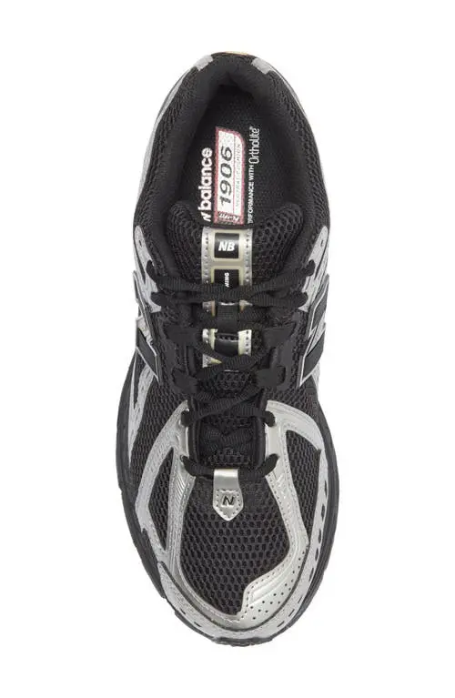 NEW BALANCE 1906r Running Shoe - Black/dark Silver Metallic