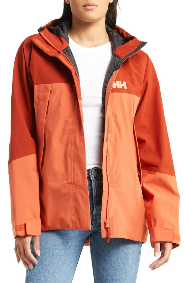 Helly Hansen Banff Water Repellent Shell Jacket - Terracotta