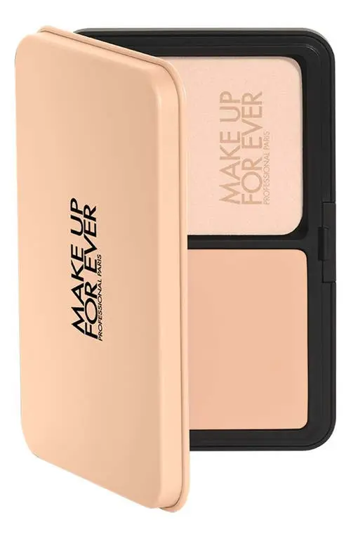 MAKE UP FOR EVER Hd Skin Matte Velvet 24 Hour Blurring & Undetectable Powder Foundation - 1r02 Cool Alabaster