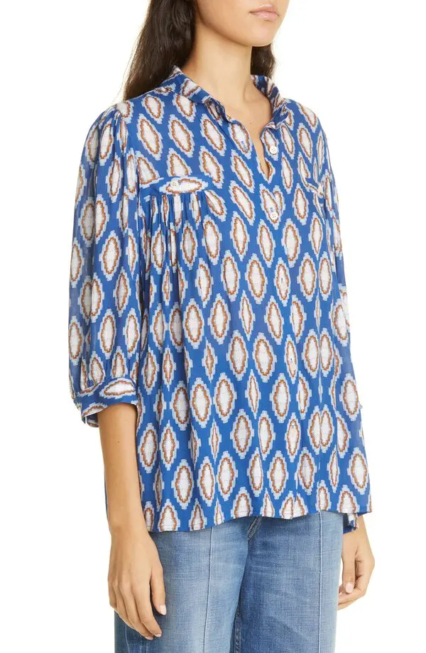 Smythe Medallion Print Blouse