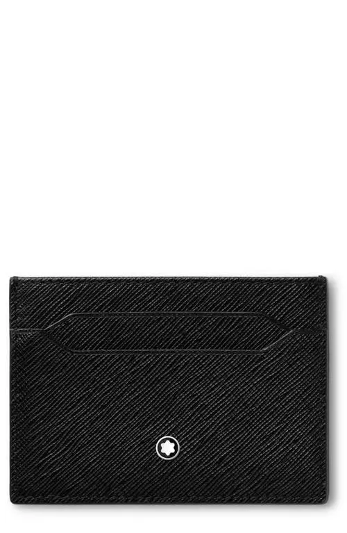 Montblanc Sartorial Leather Card Holder - Black