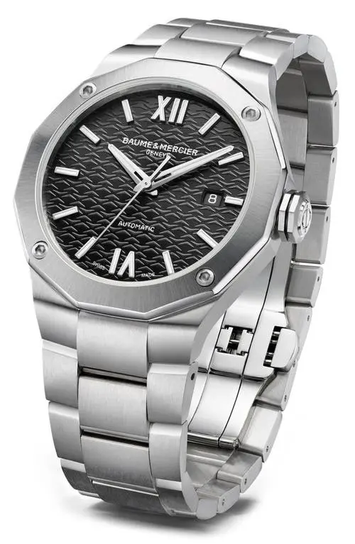 Baume & Mercier Riviera Automatic Bracelet Watch - Black