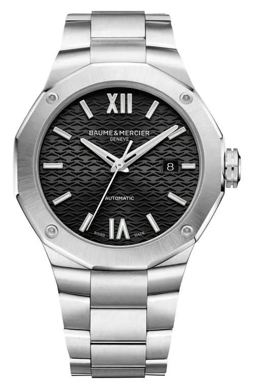 Baume & Mercier Riviera Automatic Bracelet Watch - Black