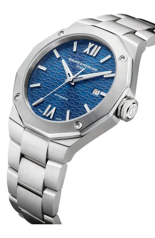 Baume & Mercier Riviera Automatic Bracelet Watch - Blue