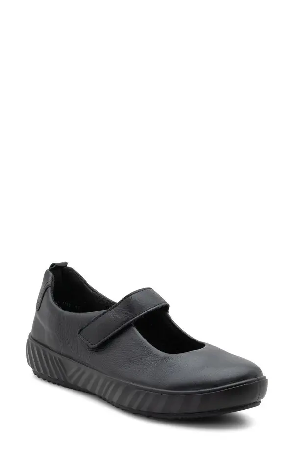 ARA Alexandria Mary Jane Sneaker - Black Calf