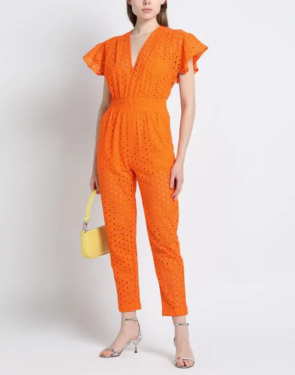 Pinko Lace Cotton Jumpsuit
