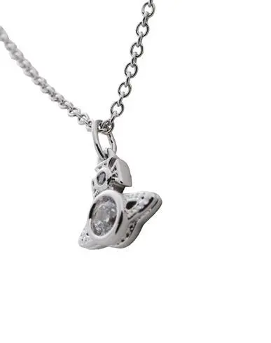 VIVIENNE WESTWOOD Necklace With Cubic Zirconia - Silver