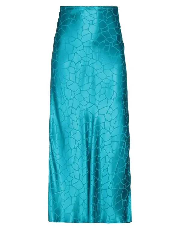 Andamane Maxi Flared Skirt - Blue