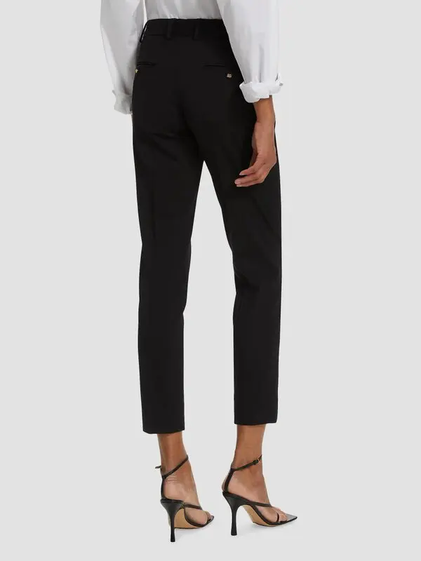 Dolce & Gabbana Kate Stretch Wool Slim-fit Pants