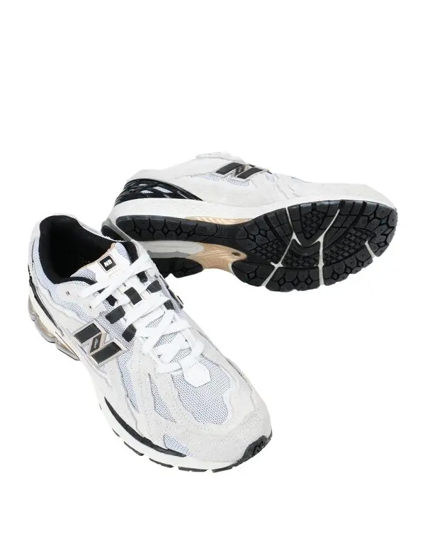 NEW BALANCE 1906dc Sneakers In Soft Leather And Textile Fibers - Light Grey