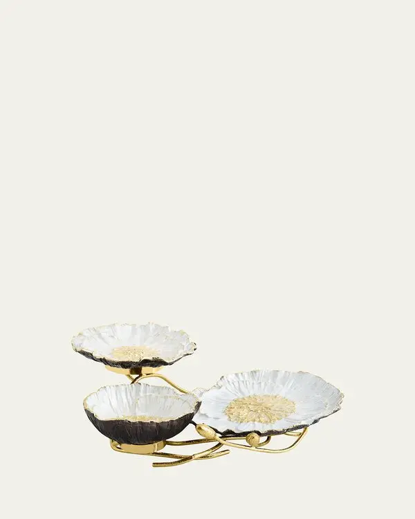 Michael Aram Anemone 3-tier Server