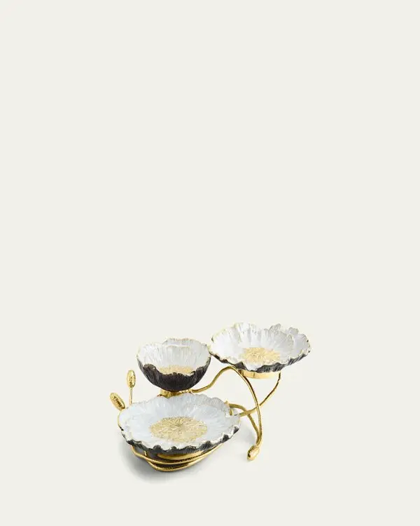 Michael Aram Anemone 3-tier Server