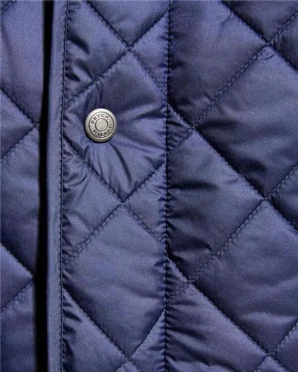 Peter Millar Suffolk Quilted Travel Coat - Navy
