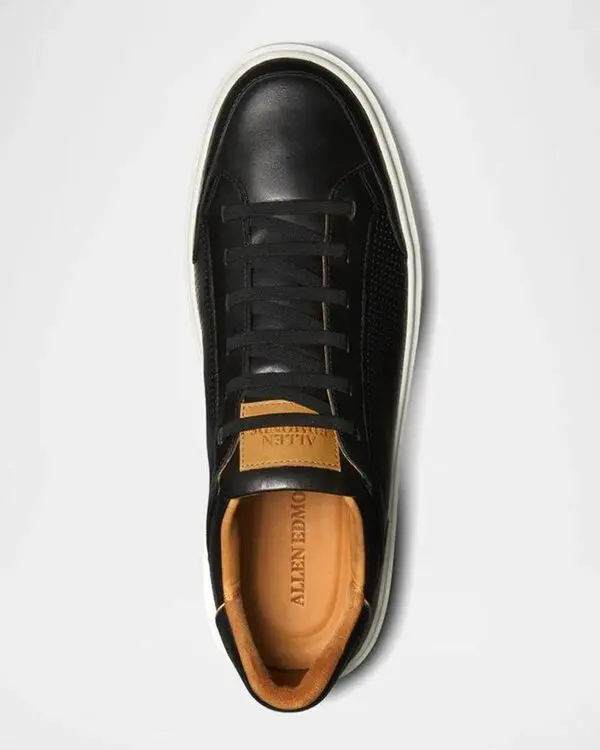 Allen Edmonds Oliver Stretch Lace-up Sneakers - Black