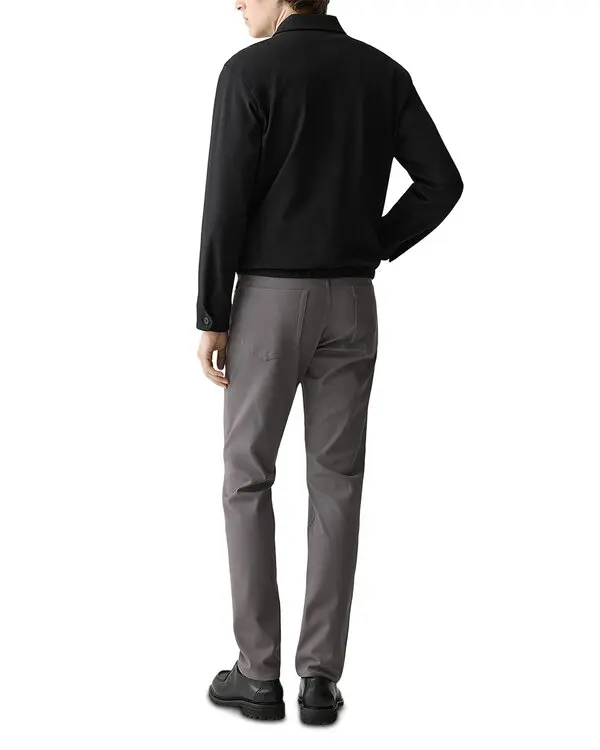 Theory Raffi Slim Fit Trousers - Carbon