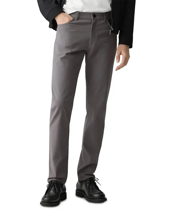 Theory Raffi Slim Fit Trousers - Carbon