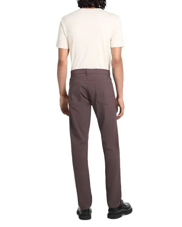 Theory Raffi Slim Fit Trousers - Classic Brown